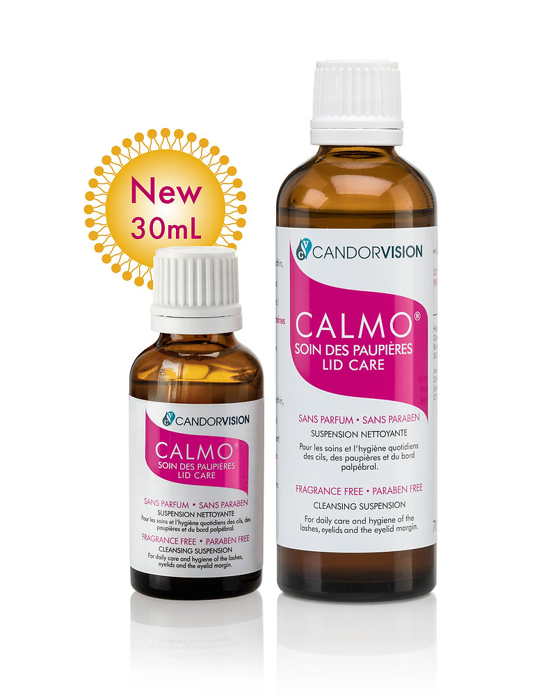 NEW CALMO® Lid Care 30mL Starter Pack Size for Soap-Free Lid Hygiene