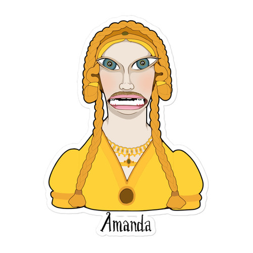 Amanda stickers | Greedy Peasant