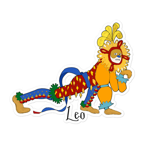 Leo sticker | Greedy Peasant