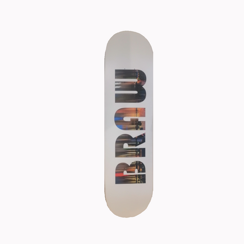 Braw Text Deck | Braw Skateboards