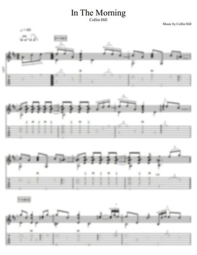 In The Morning - Tab | CollinHillGuitar