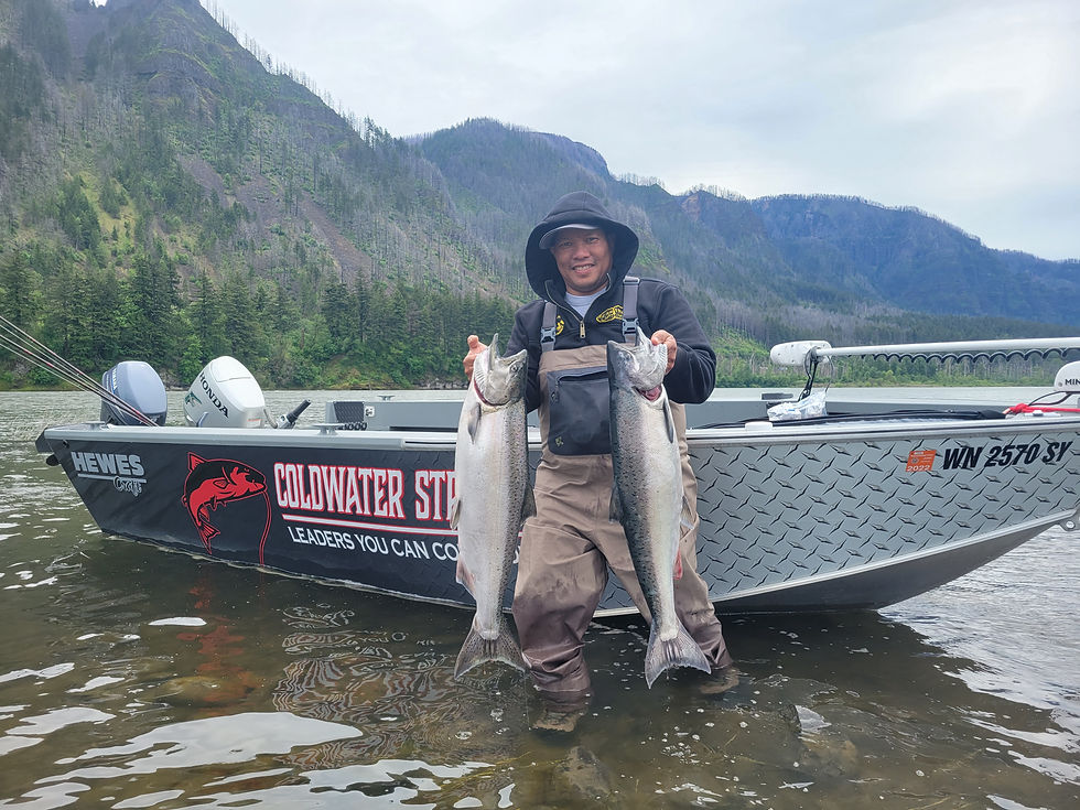 Castable Salmon Two Leader System | coldwaterstrong