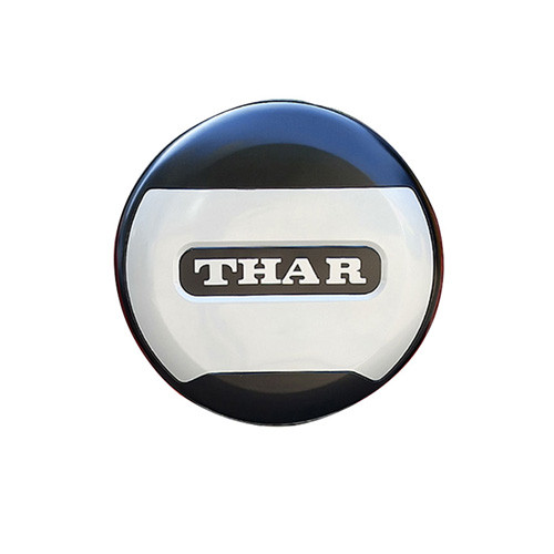 Mahindra Thar Combined Of Black & White Stepney Cover | Thar 4x4 Products