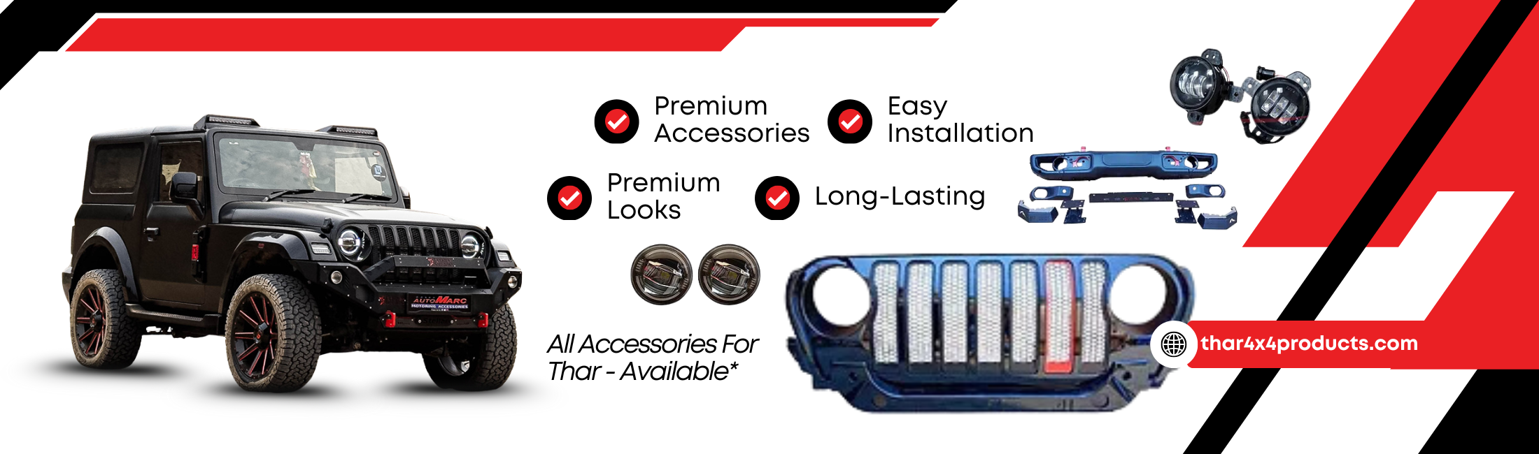 Premium Thar Accessories for Modification & Upgradation | Unleash Your ...