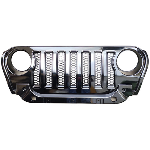 Thar Front Grill 7 Slot Black Wrangler Style ABS Grill | Thar 4x4 Products