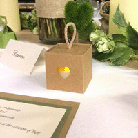 Kraft Cube Box with Handle | Swift Hart Boxes