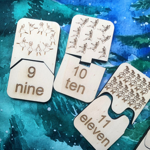 12 days of Christmas number puzzle | Pop’s Creative Play