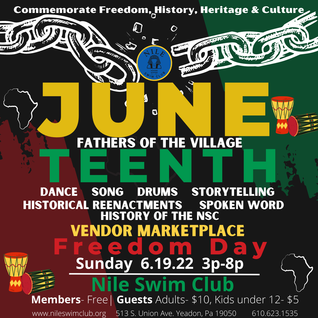 3rd Annual Juneteenth Celebration | Nile Swim Club