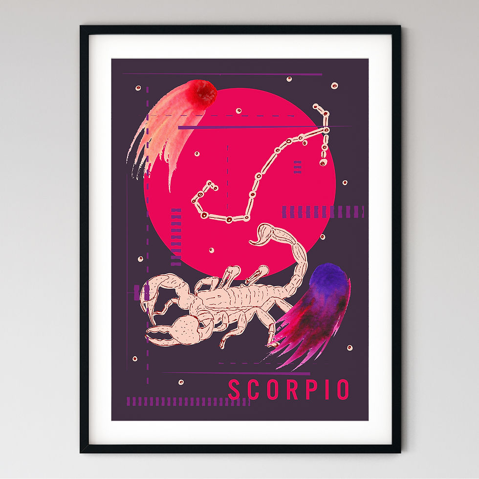 Scorpio Art Print | Hollye Murphy
