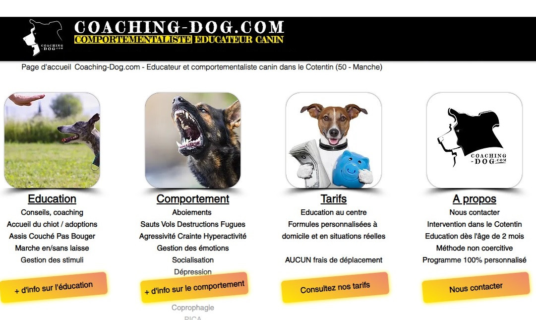Coaching-Dog.com - Maîtrisez votre chien en toute circonstance ...