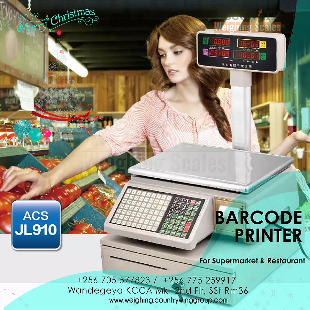 user friendly barcode printing scale at supplier shop wandegeya