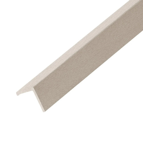 Cladco Composite Decking Corner Trim IVORY // 60mm x 50mm x 2.2m ...