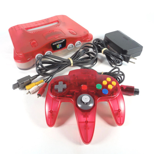 Console Nintendo 64 N64 NUS-001 Clear Red Jap Japan | Kurasumi Shop