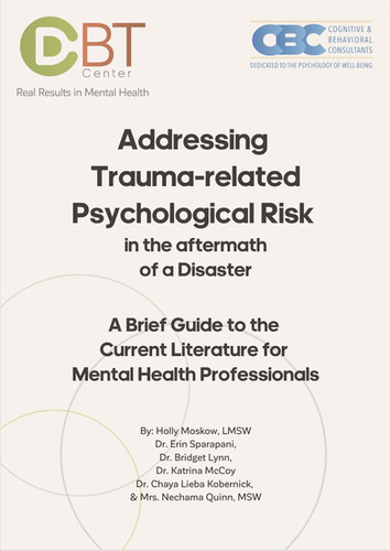 Addressing Trauma-related Psychological Risk in the aftermath of a ...