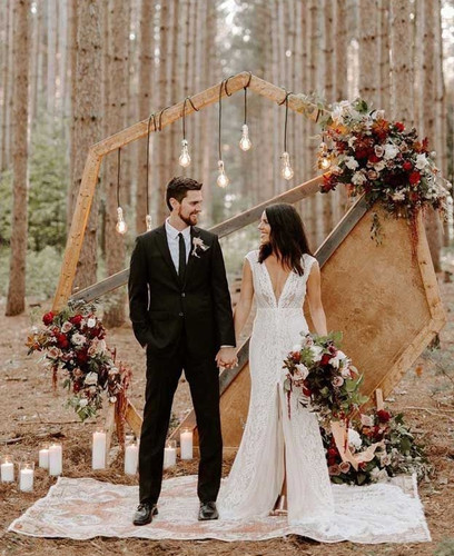 GEOMETRIC WEDDING ARCH | Taylor & Co Events