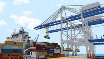 CM Labs Develops First Simulator to Train Megamax STS Crane Operators