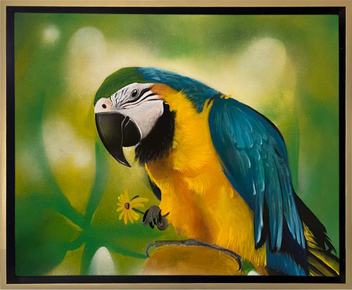 Perico y su flor | luneartgallery