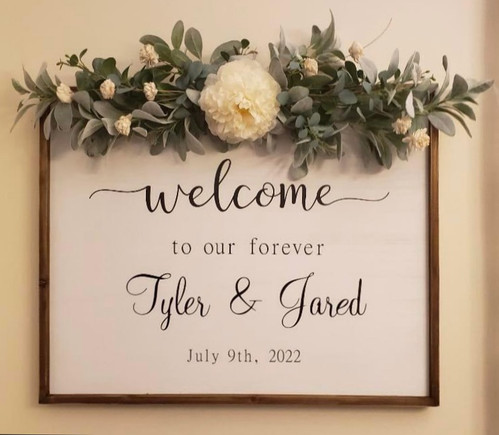 'Welcome To Our Forever' Sign | Vineandbranch.online