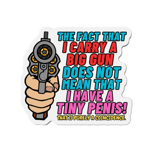 Big Gun Die-Cut Magnets | TYMPPistolProject