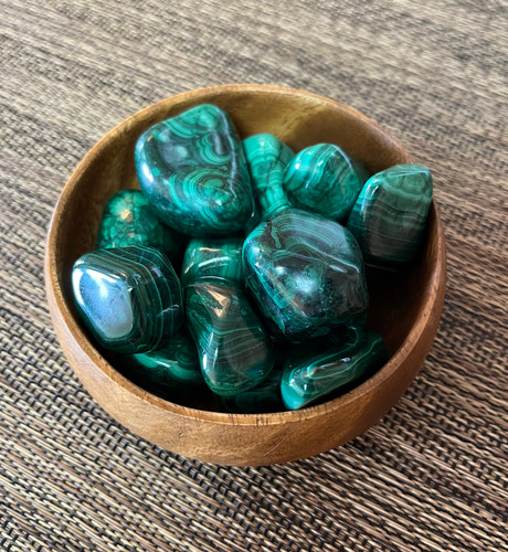 Malachite, tumbled | 4thdimensionhealing