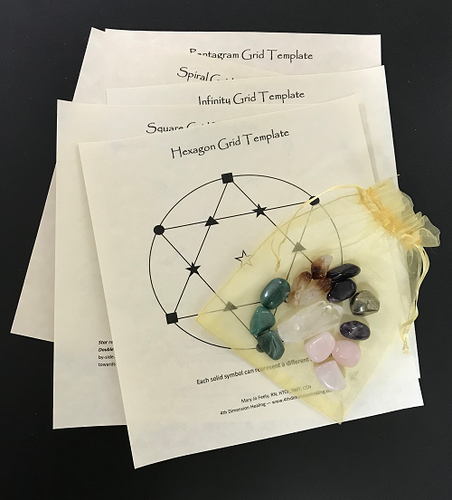Basic Crystal Grid & Layout Set | 4thdimensionhealing