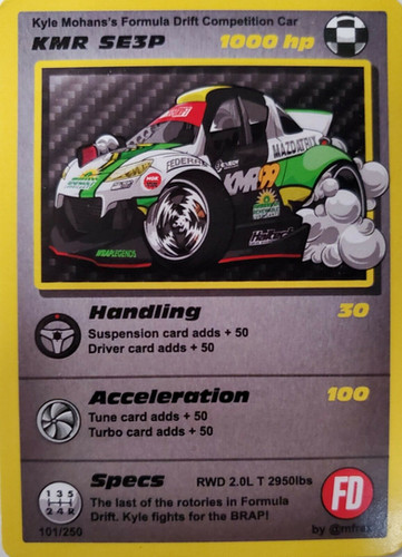 KMR RX8 - Chicane Trading Cards Formula Drift Limited Edition ...