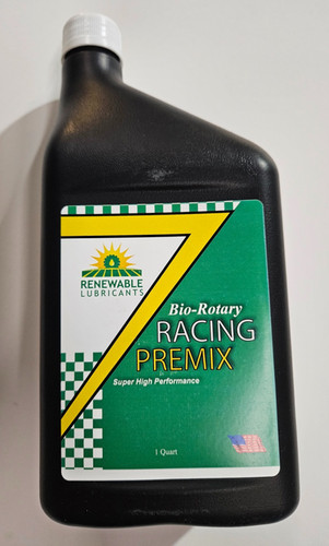 Bio-Rotary Racing Premix 1 quart bottle | kylemohanracing