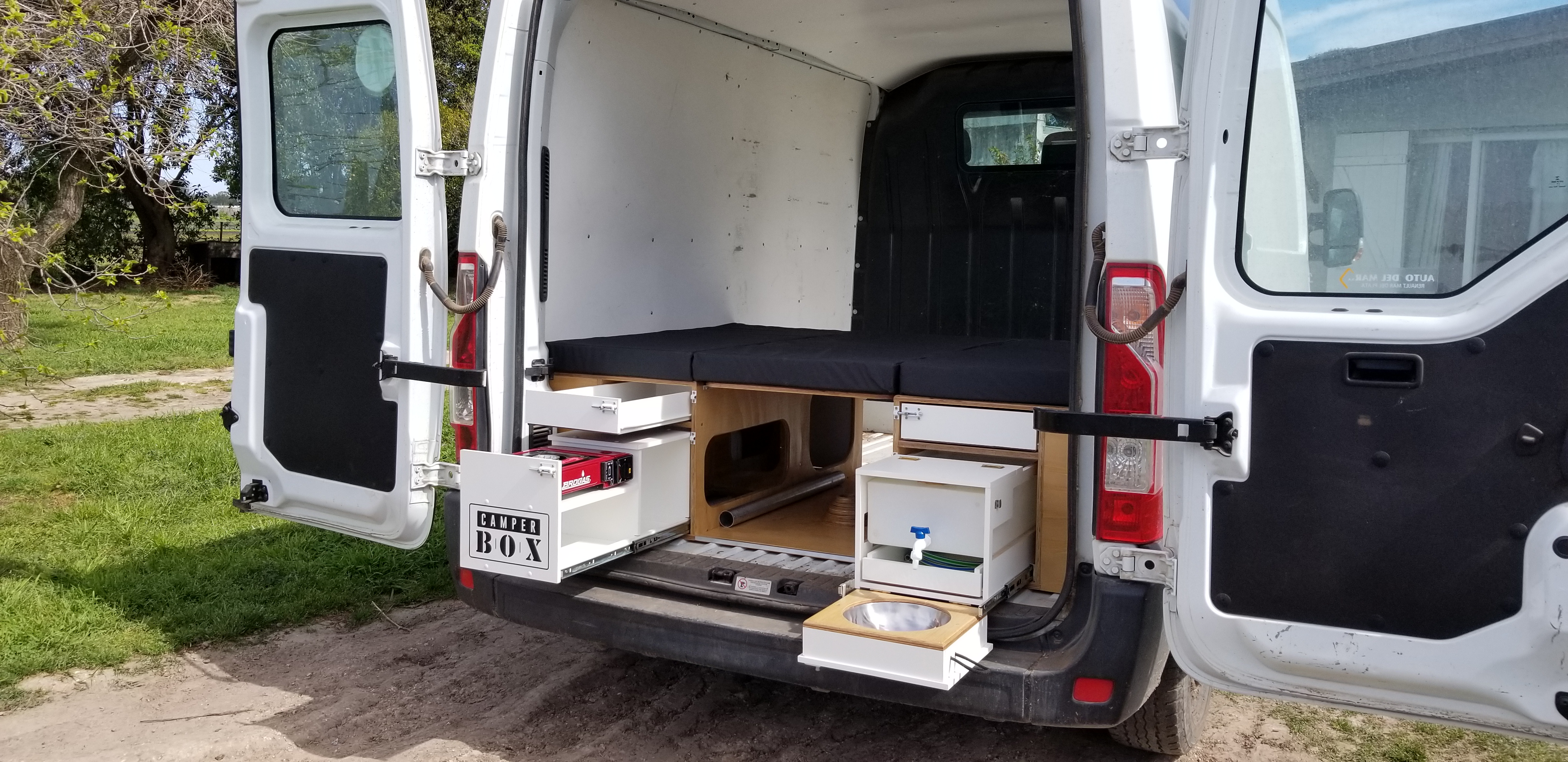 Camper Box - Motorhome en una caja - Casa rodante para Partner yKangoo