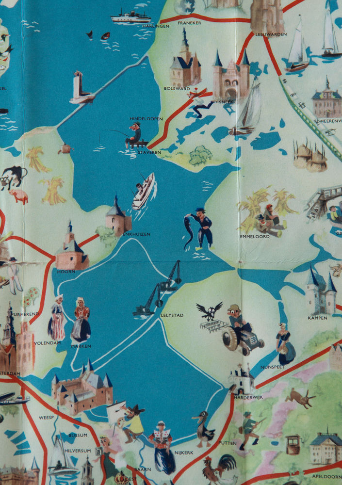 Making land from water: Dutch land reclamation on maps