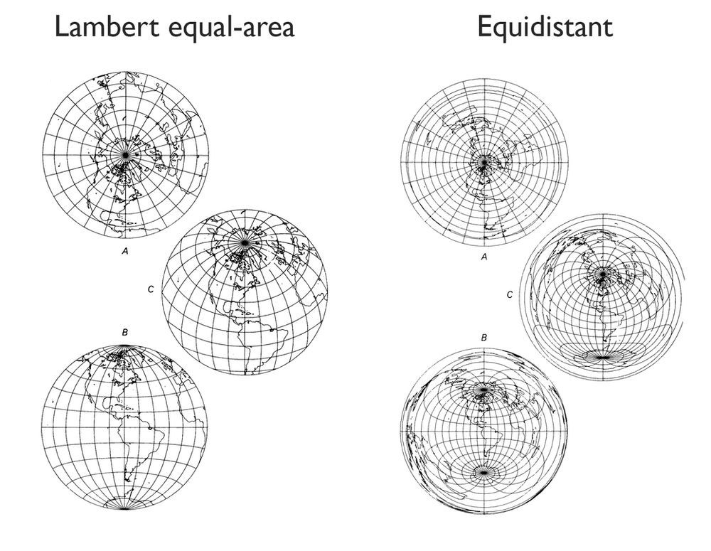Azimuthal projections: World Peace, Flat-Earthers and Missile Range Maps