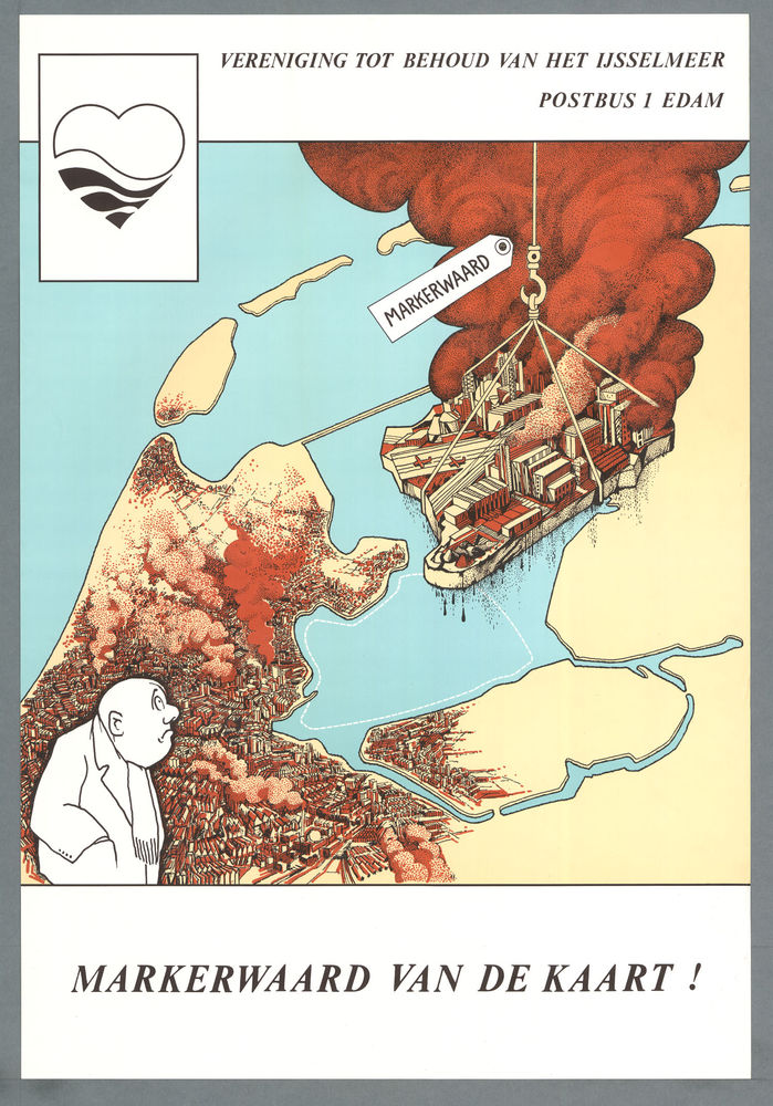 Making land from water: Dutch land reclamation on maps