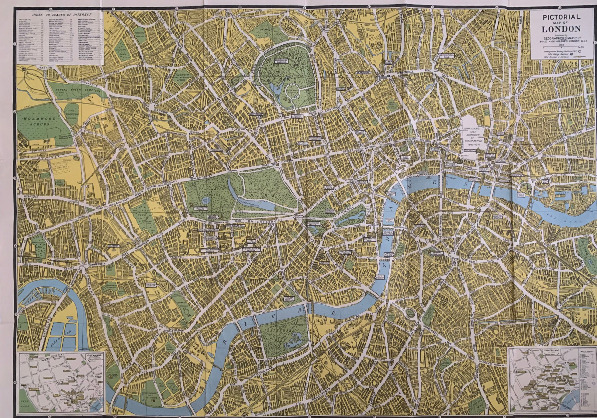London Pictorial Map