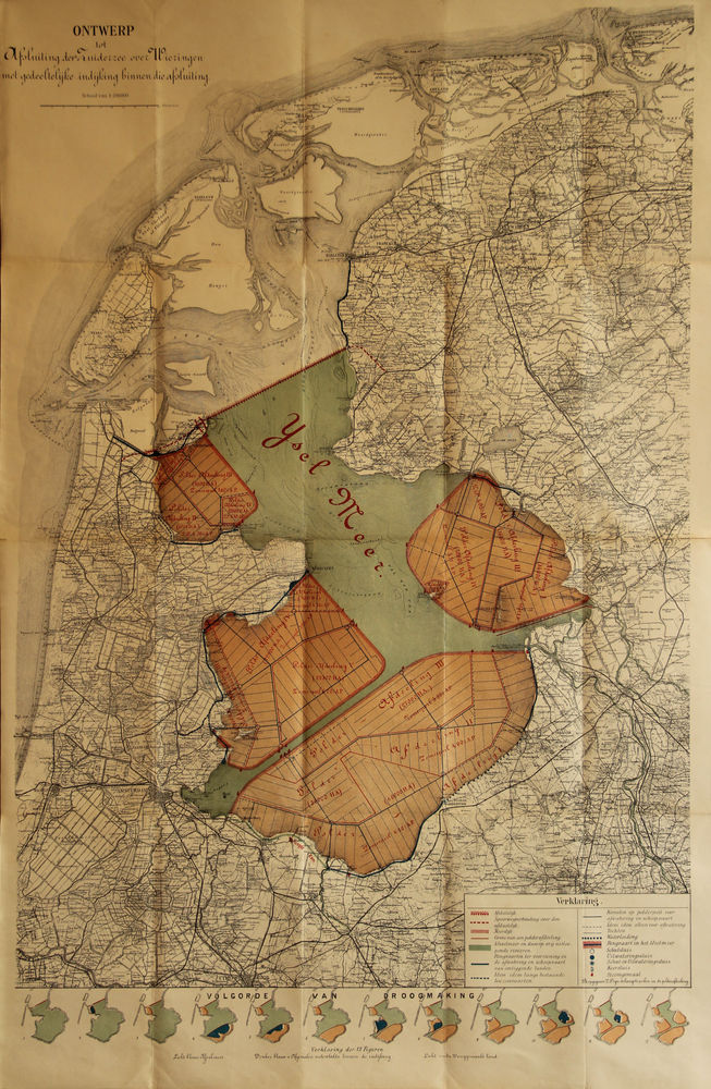 Making land from water: Dutch land reclamation on maps