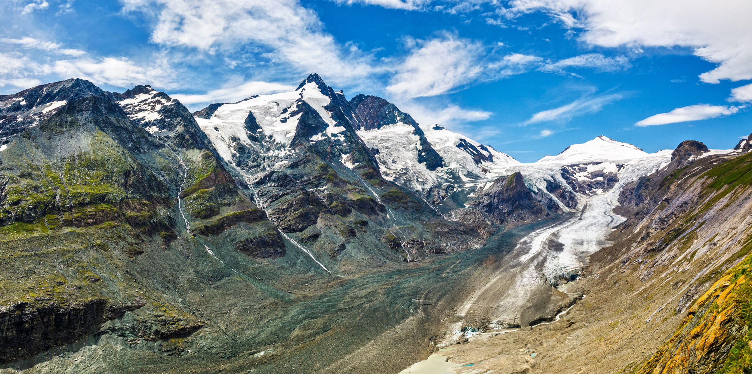 Grossglockner a ledovec Pasterze | Rakousko