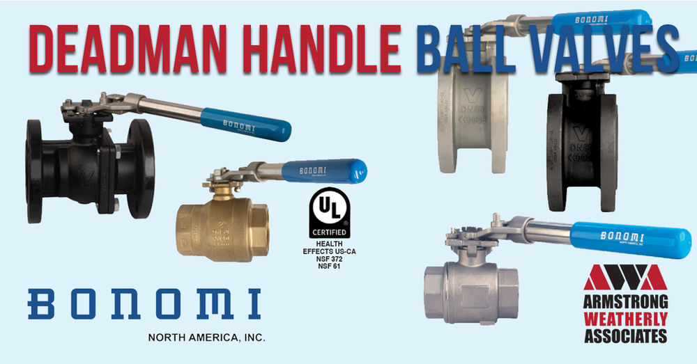 Deadman Handle Ball Valves from Bonomi