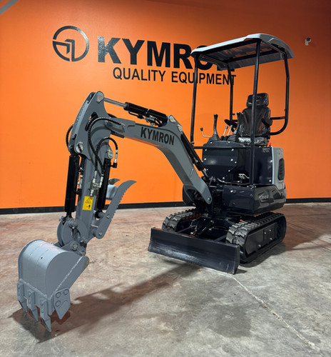 KYMRON® RH14G Mini Excavator (Optional Retractable Tracks & Side Swing Boom) | K&R Equipment
