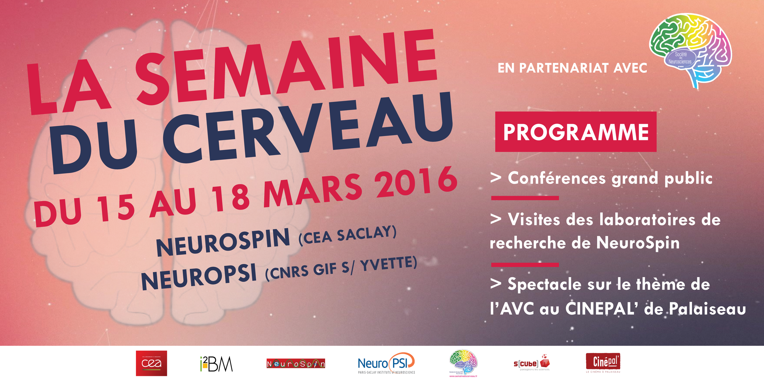 Semaine du Cerveau à NeuroSpin CEA Saclay