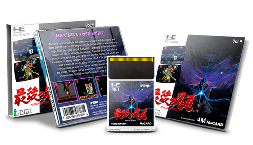 Ninja Spirit HuCard PC Engine | Retro Games Best