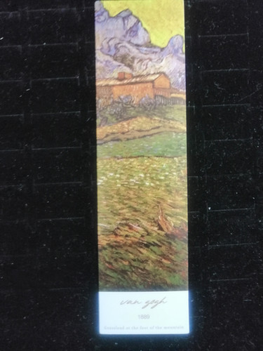 Bookmark Van Gogh 1889 Grassland at the foot of the mountain | W Magazine