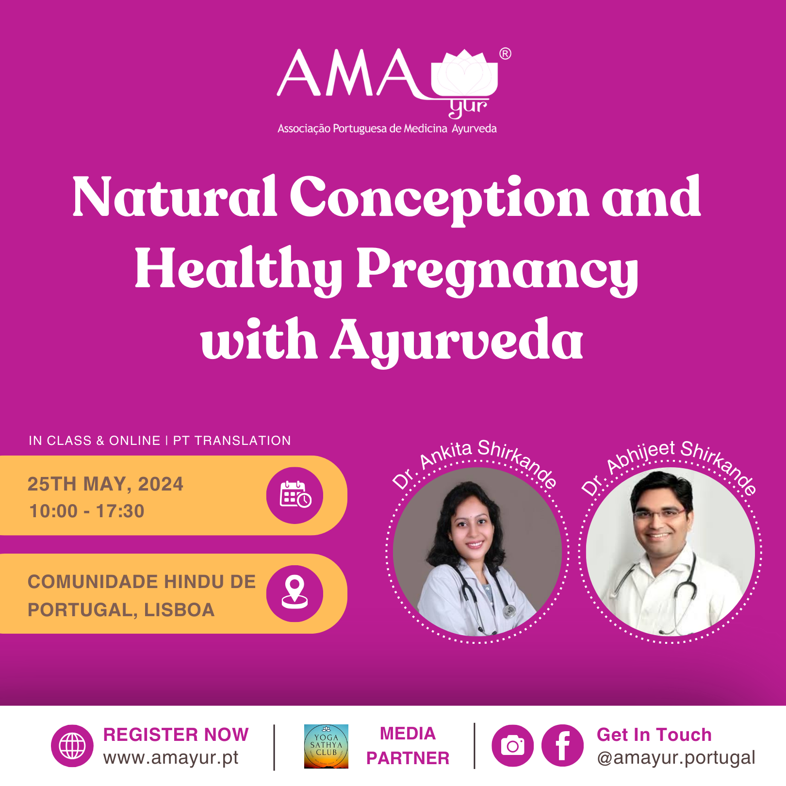 Natural Conception and Healthy Pregnancy with Ayurveda - AMAyur - Media Partner ©Yoga Sathya ...