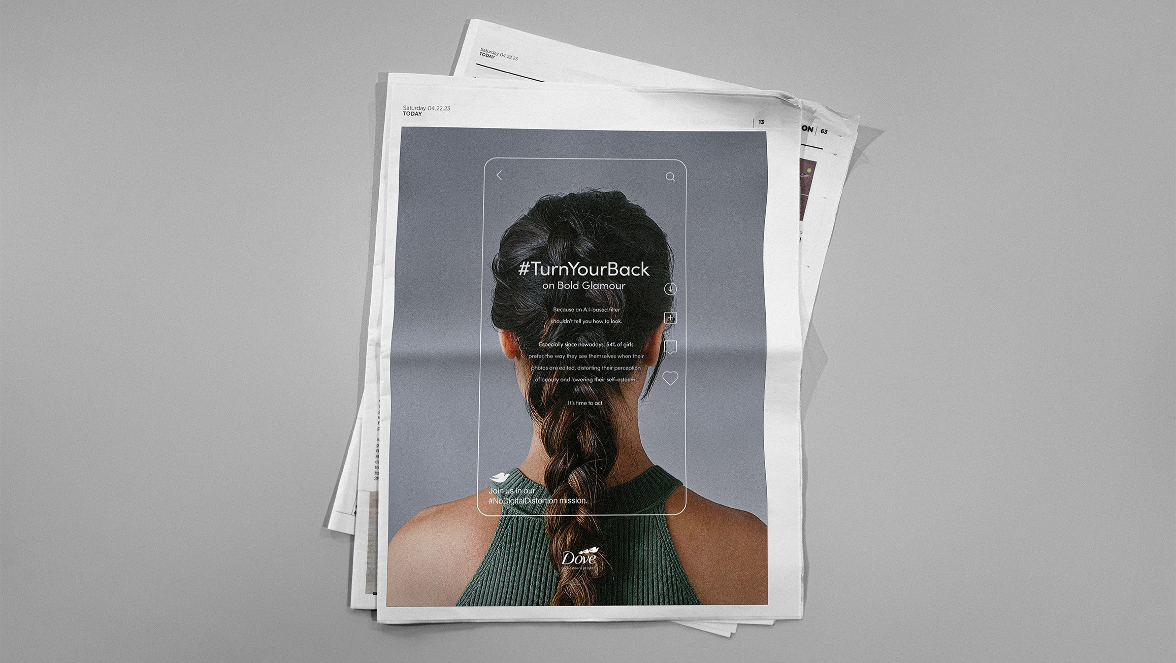 TurnYourBack Campaign by Dove: Embracing Natural Beauty and Fighting ...