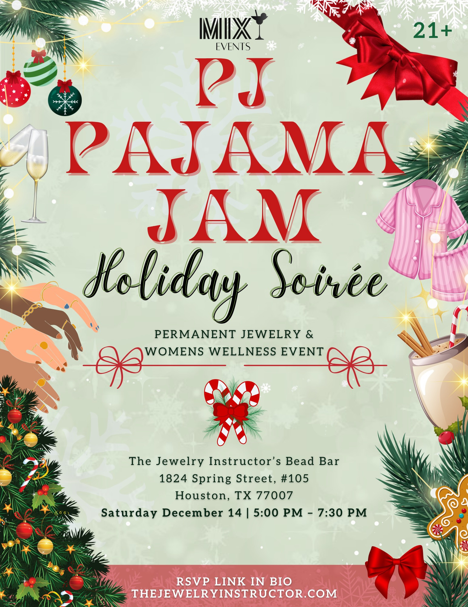 PJ Pajama Jam Holiday Soiree' | The Jewelery Instruc