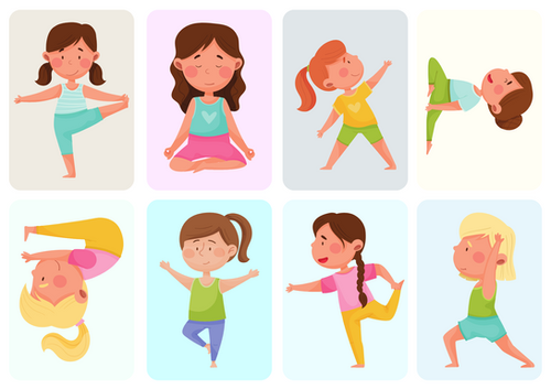 Childrens Yoga Visuals and Activity Ideas | Together One Step At