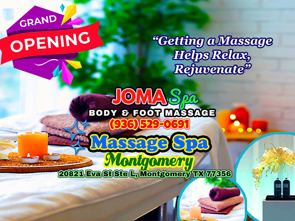Joma Spa Body Foot Massage | 936-529-0691 | Amazing Asian Massage in ...