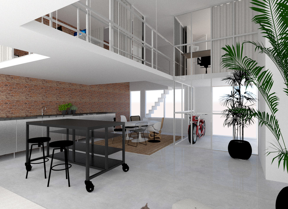 NB Architectuur | Verbouwing loft Rotterdam