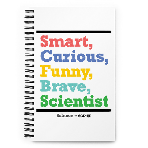 Spiral notebook: Scientist Edition | Science with Sophie