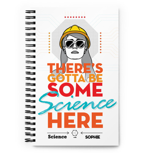 Spiral notebook: Sophie Edition | Science with Sophie