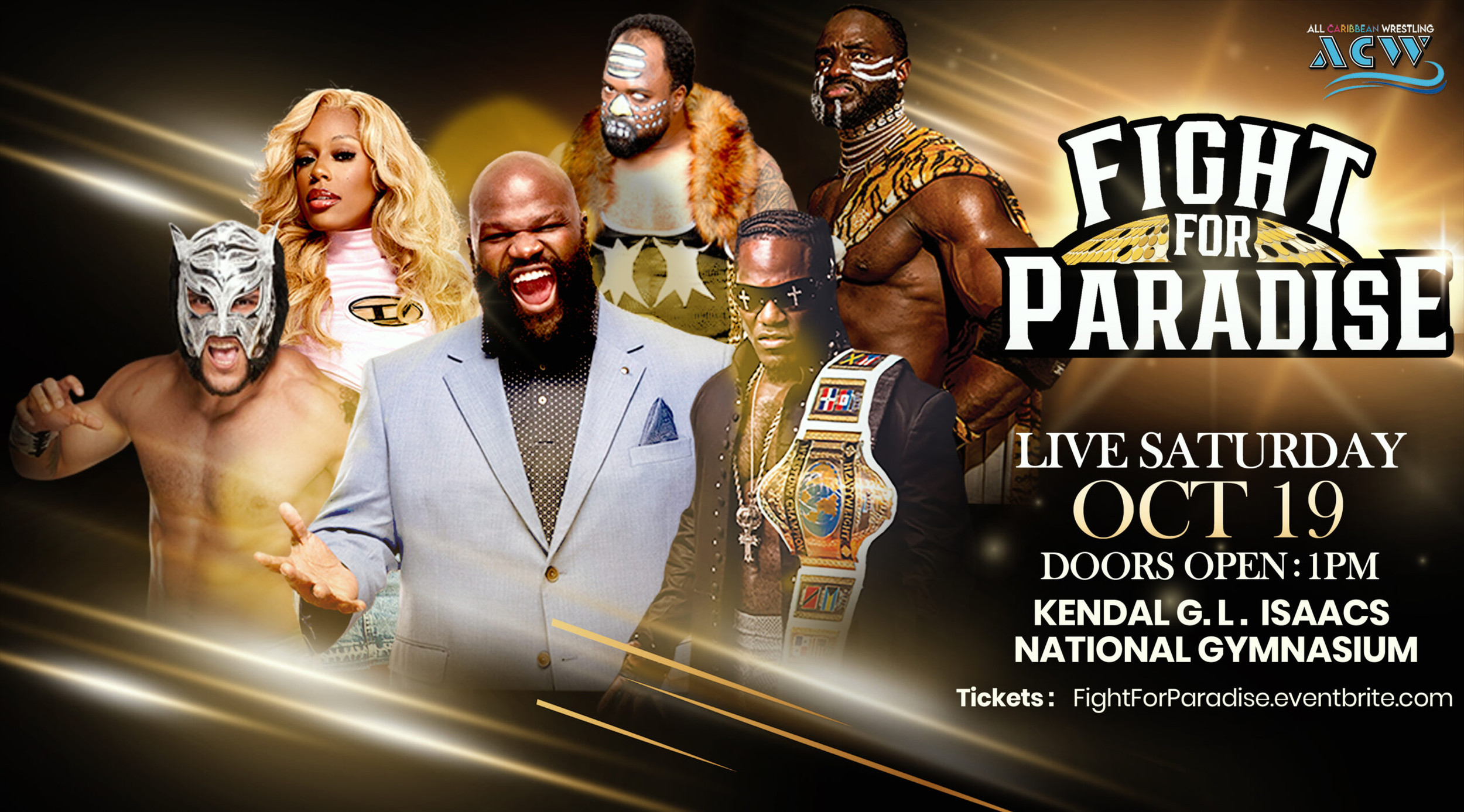 FIGHT FOR PARADISE: All Caribbean Wrestling Set to Electrify the ...