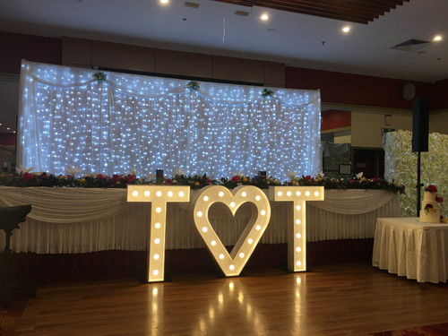 Quote - Giant LED Letter 1.2mH - 3 Letters | Tnjforever