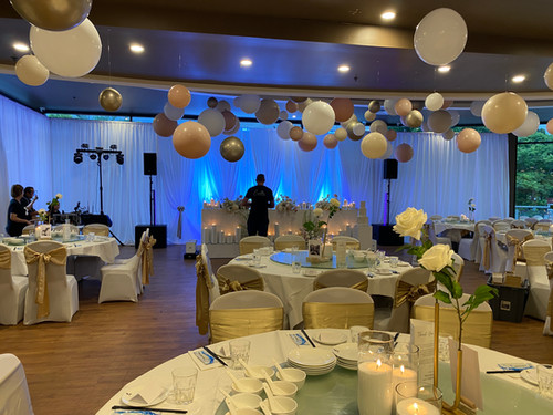 Quote - Partition Backdrop - Golden Lane Window Side -#AA162 | Tnjforever